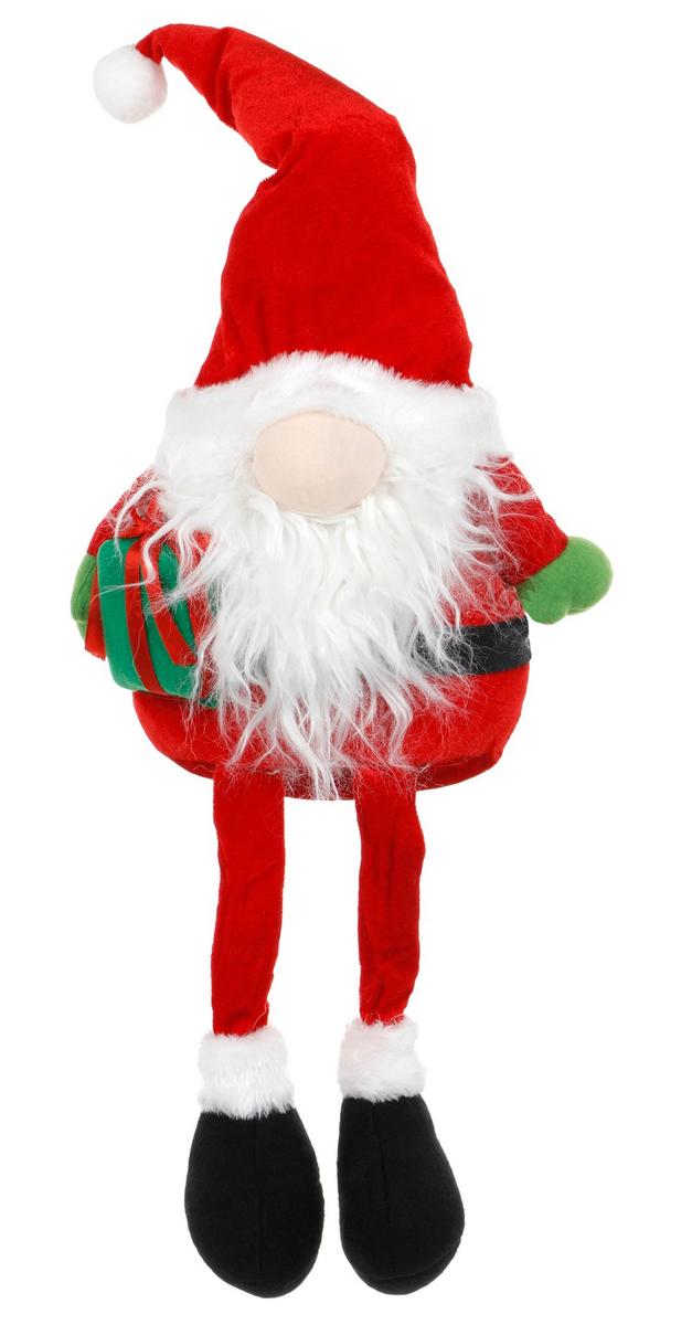 22 Stuffed Christmas Sitting Santa Gnome Red Burkes Outlet